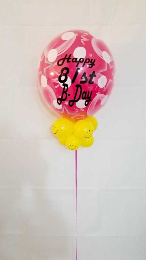 81st Birthday Mom Bubble - Balloons By Design